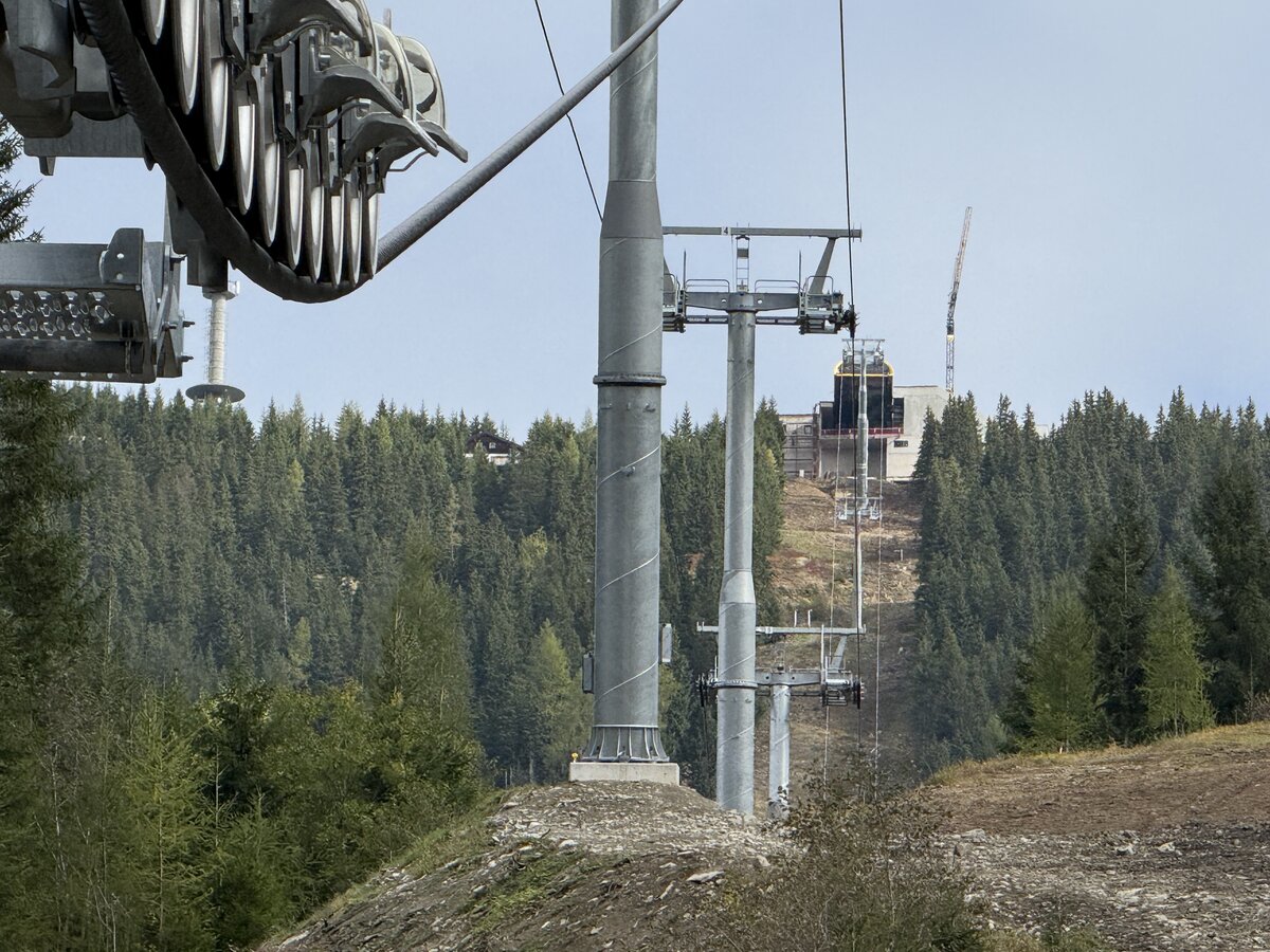 Bautagebuch der neuen 10er-Gondelbahn Hauser Kaibling