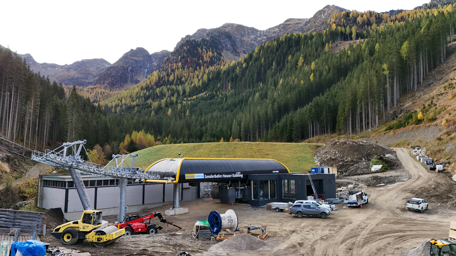 Bautagebuch der neuen 10er-Gondelbahn Hauser Kaibling