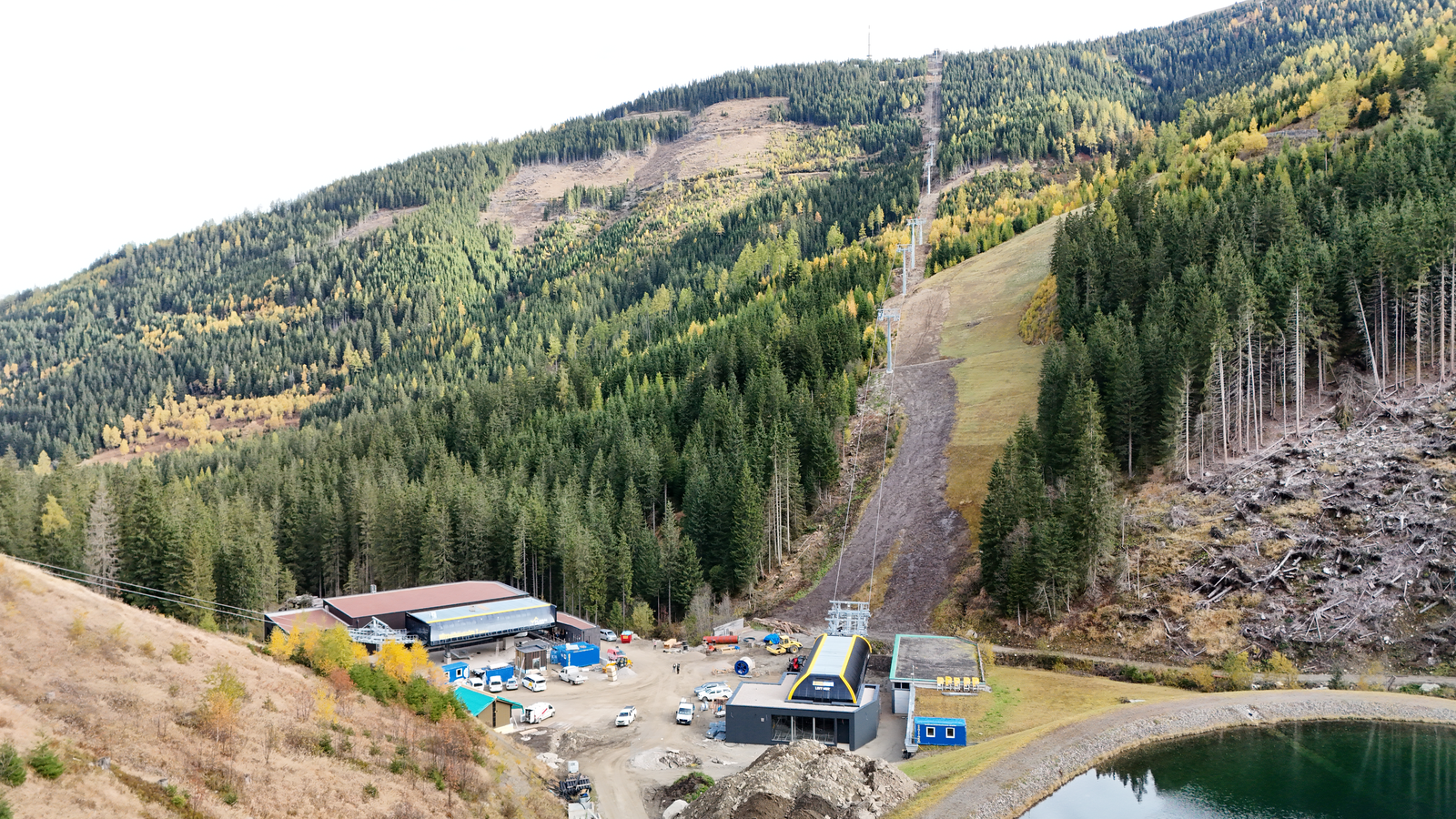 Bautagebuch der neuen 10er-Gondelbahn Hauser Kaibling