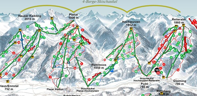 Skitickets Planai & Hochwurzen – Winter in
